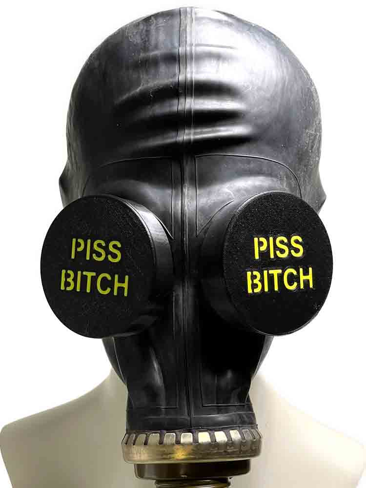 XTRM Augenclips "PISS BITCH" GP5 schwarz-gelb kaufen bei | Spexter.com